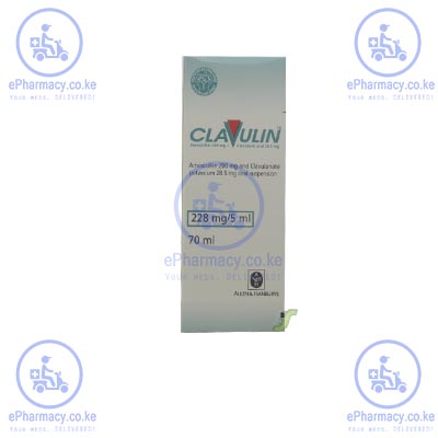 CLAVULIN 228mg/5mls | AMOXICILLIN/CLAVULANIC - 70mls - ePharmacy Kenya