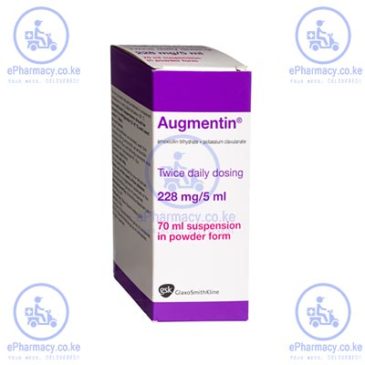 AUGMENTIN BD 228mg/5mls |AMOXICILLIN/CLAVULANIC - 70mls - ePharmacy Kenya