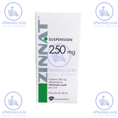 ZINNAT 250mg/5mls | GSK CEFUROXIME 50mls - ePharmacy Kenya