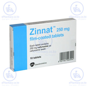 ZINNAT 250mg | ORIGINAL CEFUROXIME 10tabs - ePharmacy Kenya
