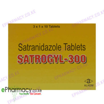 SATROGYL 300mg | SATRANIDAZOLE - 10 TABS - ePharmacy Kenya