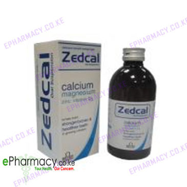 ZEDCAL ORAL CALCIUM SUSPENSION 200ML - ePharmacy Kenya