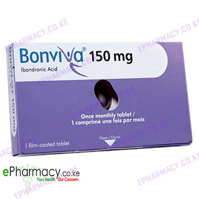 BONVIVA 150MG | IBANDRONIC ACID - 1 TABLET - ePharmacy Kenya