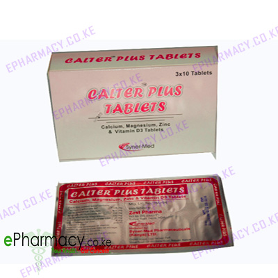 CALTER PLUS CALCIUM SUPPLEMENT - 30 TABS - ePharmacy Kenya