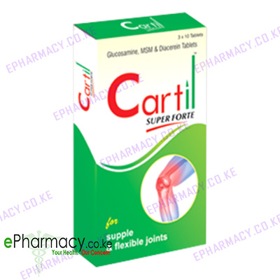 CARTIL SUPER FORTE TABS 30`S - ePharmacy Kenya