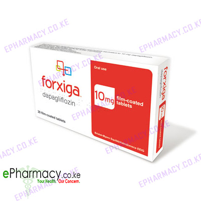 FORXIGA 10MG (DAPAGLIFLOZIN 10MG) - 28 TABS - ePharmacy Kenya
