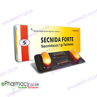 SECNIDAZOLE 1000MG | SECNIDA FORTE - 2 TABS - ePharmacy Kenya
