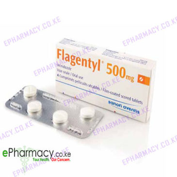ORIGINAL SECNIDAZOLE 500MG | FLAGENTYL - 4 TABS - ePharmacy Kenya