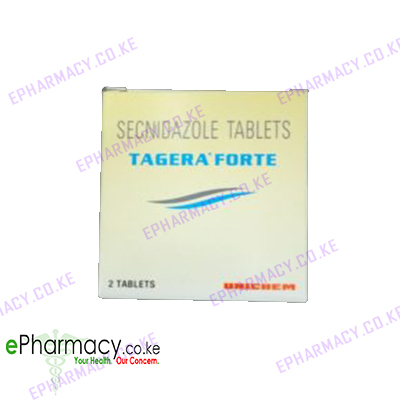 TAGERA FORTE | SECNIDAZOLE 1000MG - 2 TABS - ePharmacy Kenya