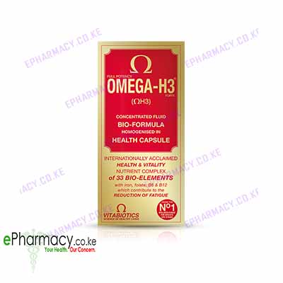 VITABIOTICS OMEGA-H3 - 30 CAPSULES - ePharmacy Kenya