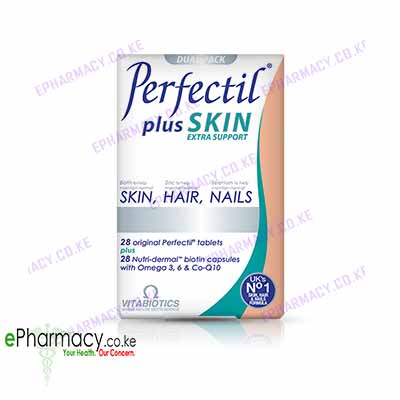 VITABIOTICS PERFECTIL PLUS SKIN EXTRA SUPPORT - 56 CAPSULES - ePharmacy ...