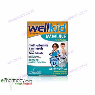 VITABIOTICS WELLKID IMMUNE CHEWABLE - 30 TABS - ePharmacy Kenya