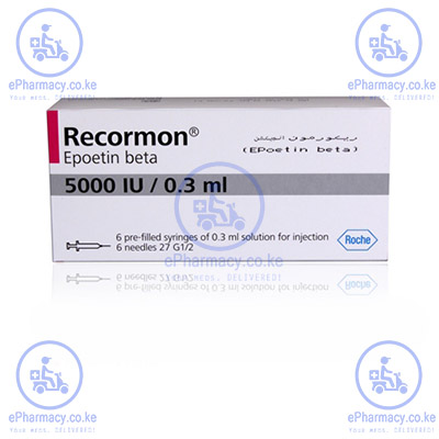 RECORMON 5000 IU (EPOETIN BETA 5000iu) INJECTION - 6 INJECTIONS ...