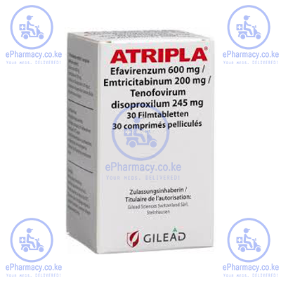 ATRIPLA | TRIPLE HIV/AIDS TREATMENT - 30 TABS - ePharmacy Kenya