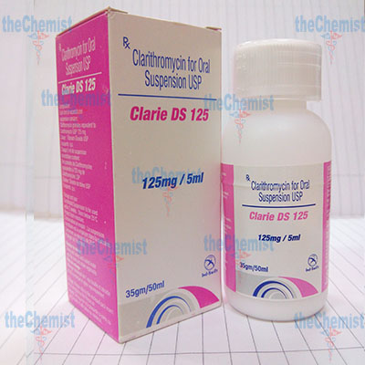 CLARIE-DS 250 (CLARITHROMYCIN 250MG/5MLS) SUSPENSION 50ML - ePharmacy Kenya