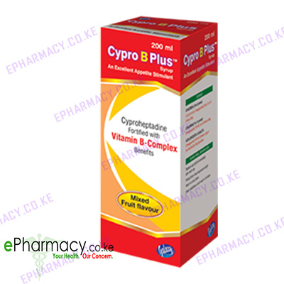 CYPRO B PLUS | WEIGHT GAIN | APPETITE SYRUP - 200ML - ePharmacy Kenya