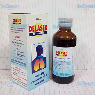 DELASED DRY COUGH SYRUP 100ML - ePharmacy Kenya