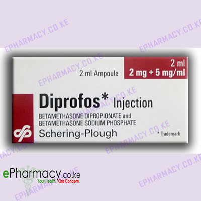 DIPROFOS INJECTION | BETAMETHASONE - 2MLS - ePharmacy Kenya