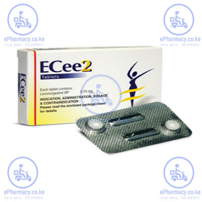 ECEE 2 (EMERGENCY CONTRACEPTIVE TABLETS) - 2`S - ePharmacy Kenya