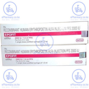 EPOFIT 4000 IU (ERYTHROPOIETIN ALFA 4000) - 1 INJECTION - ePharmacy Kenya