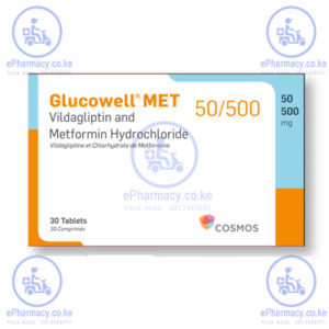GLUCOWELL 50 (VIDAGLIPTIN 50MG) - 28 TABS - ePharmacy Kenya