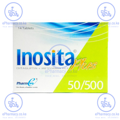 INOSITA PLUS 50/500 (SITAGLIPTIN 50MG/METFORMIN 500MG) - 14's ...