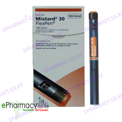 MIXTARD 30/70 PREFILLED FLEXPEN INSULIN - 1 PEN - ePharmacy Kenya