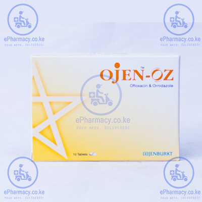 OJEN OZ | OFLOXACIN 200mg | ORNIDAZOLE 500mg - 10 TABS - ePharmacy Kenya