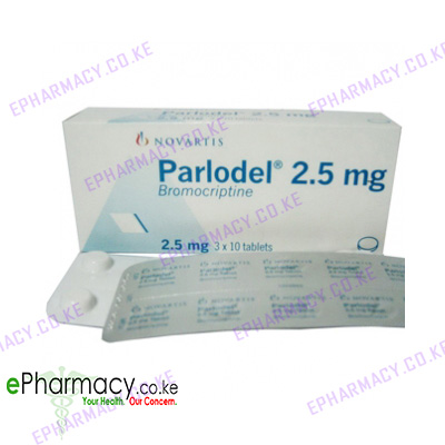 PARLODEL 2.5mg (BROMOCRIPTINE 2.5MG) - 30 TABS - ePharmacy Kenya