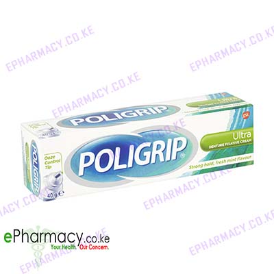 POLIGRIP ULTRA DENTURE FIXATIVE GEL - 40GM - ePharmacy Kenya