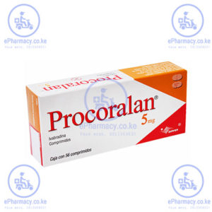 IVADIN 5mg | IVABRADINE | PROCORALAN GENERIC - 30tabs - ePharmacy Kenya