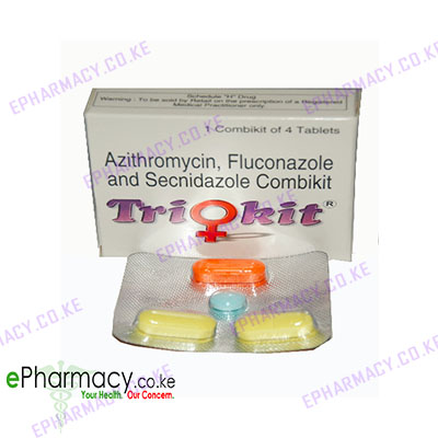 TRIOKIT | secnidazole |azithromycin |fluconazole combi kit - ePharmacy ...