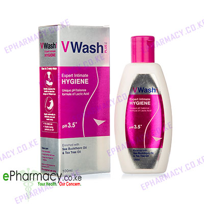 V WASH PLUS | FEMININE | INTIMATE WASH - 100MLS - ePharmacy Kenya