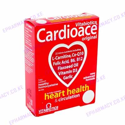CARDIOACE CAPSULES - 30 TABLETS - ePharmacy Kenya