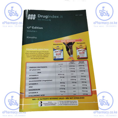 DRUG INDEX KENYA LATEST 17TH EDITION BOOK (2021) - ePharmacy Kenya