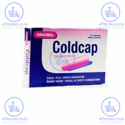 COLDCAP CAPSULES | FOR FLU & HEADACHE - 12 - ePharmacy Kenya