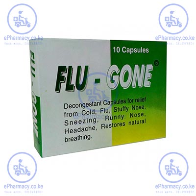 FLU-GONE CAPSULES | FOR FLU & HEADACHE - 10 - ePharmacy Kenya