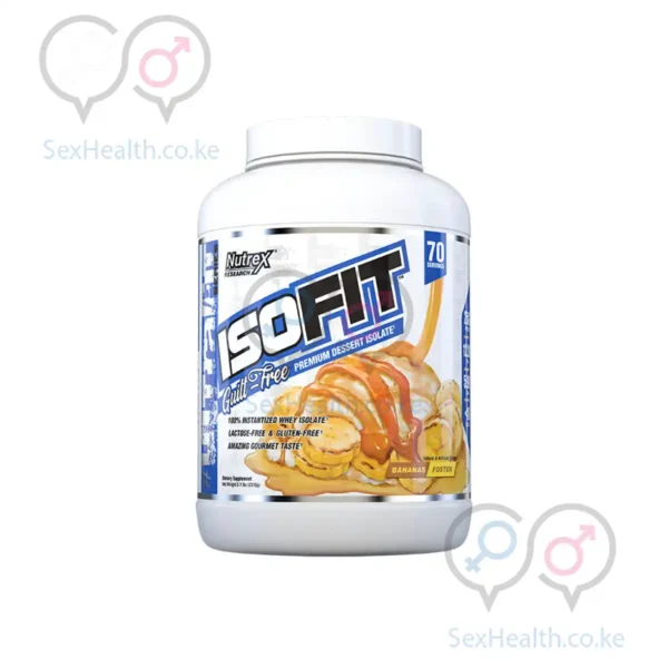 NUTREX ISO FIT 100% Whey Protein Isolate – 30 Servings for Lean Muscle ...