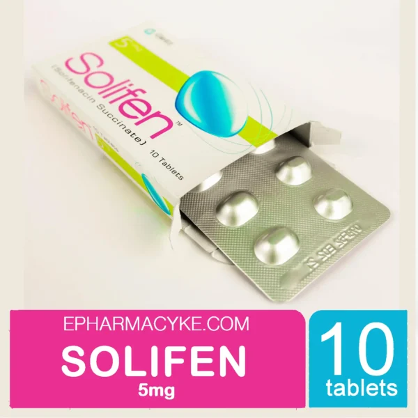 SOLIFEN TAB SOLIFENACIN 5MG - 10'S - ePharmacy Kenya