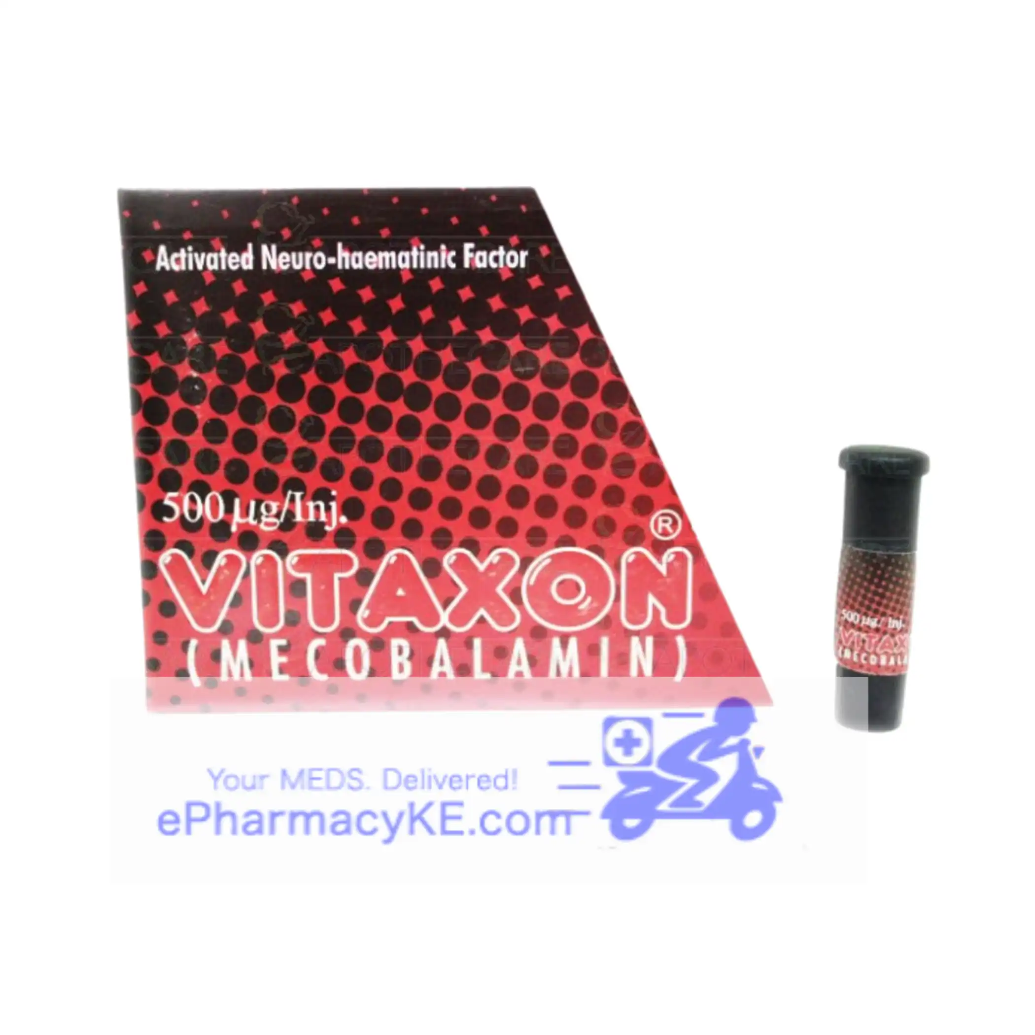 VITAXON MECOBALAMIN 500MCG/ML INJECTION 10 X 1ML - ePharmacy Kenya